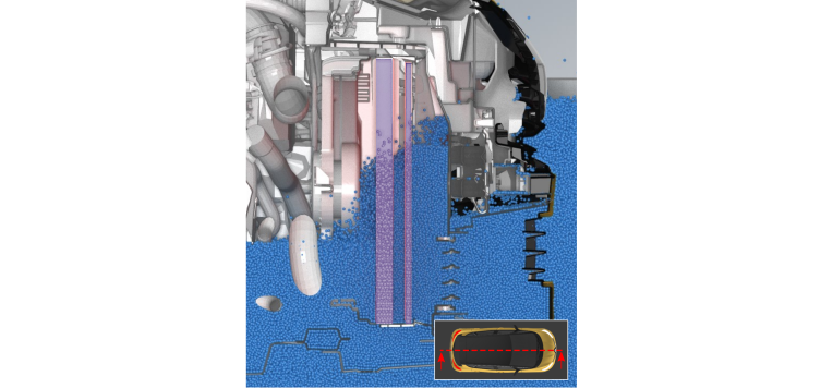 Vehicle Water Wading - Meshless CFD Software PreonLab Article