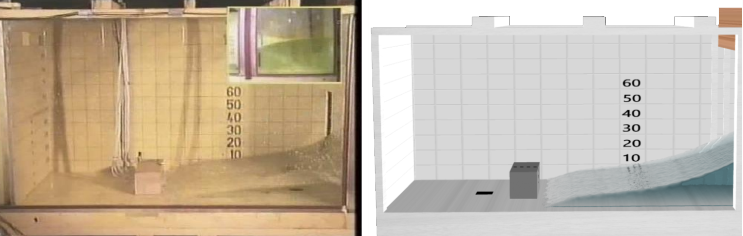 3-D Simulation of a Breaking Dam Flow - CFD Software PreonLab Article