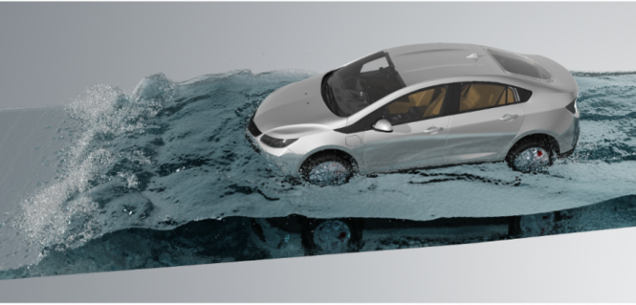 Water Wading Simulation Setup Article - CFD Software PreonLab Article