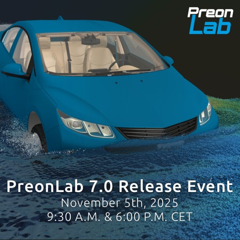 PreonLab 6.2 Released - Meshless CFD Software PreonLab with GPU